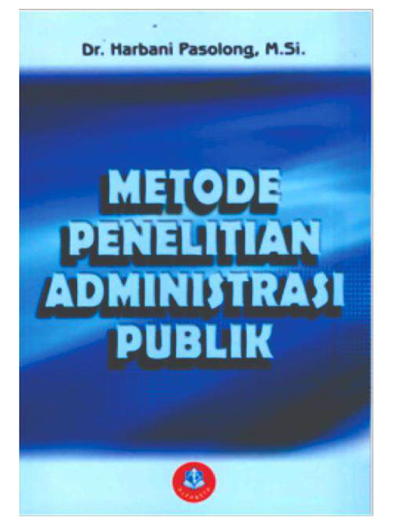 Metode Penelitian Administrasi Publik | PDF | Karier & Perkembangan | Seni