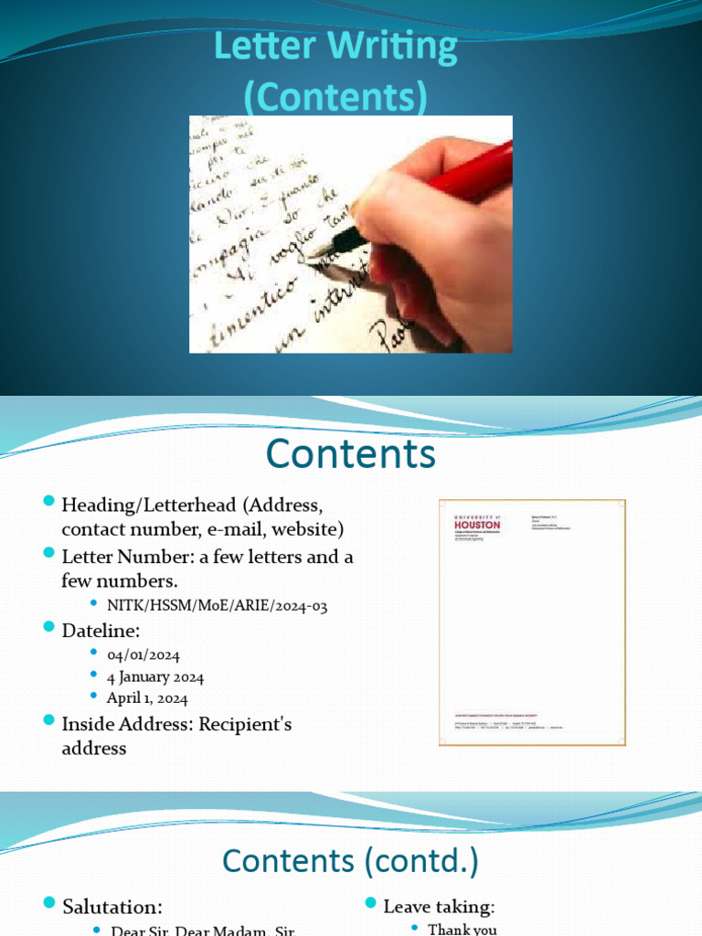 Letters Contents | PDF | Law