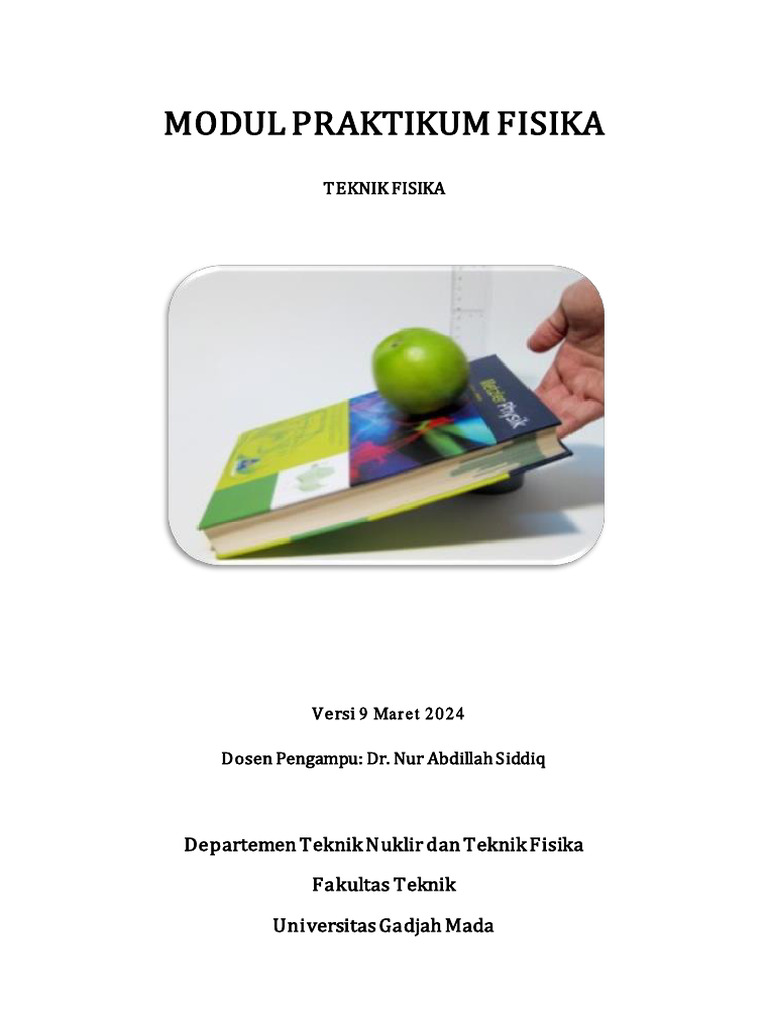 Modul Praktikum Fisika 2024 | PDF | Metode & Bahan Ajar