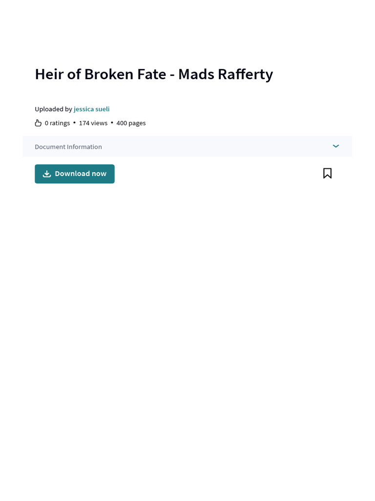 Heir of Broken Fate - Mads Rafferty - PDF - Fairies | PDF | Scribd | Software
