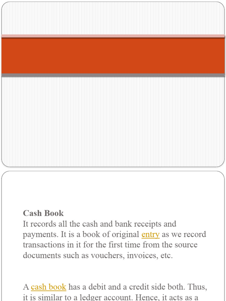 Subsidiary Books | PDF | Bookkeeping | Debits And Credits
