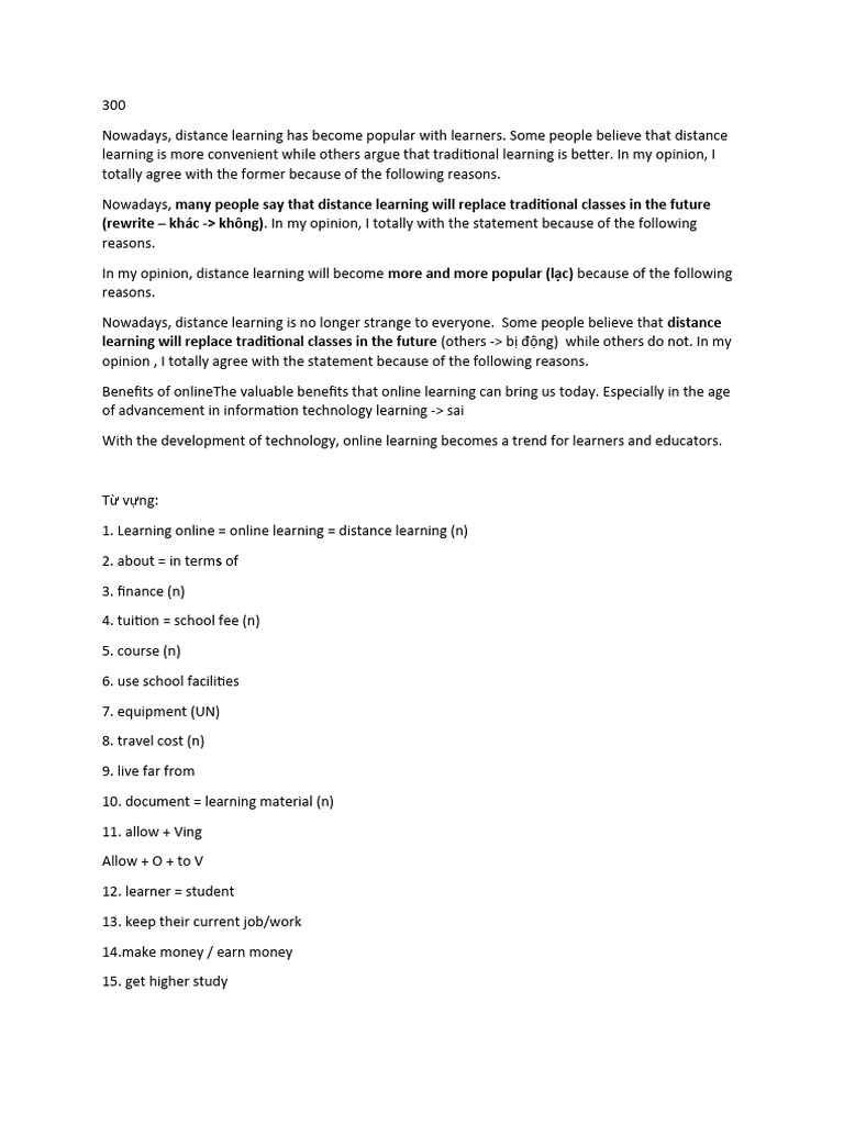 357 - Writing Distance Learning | PDF | Distance Education | Tuition ...