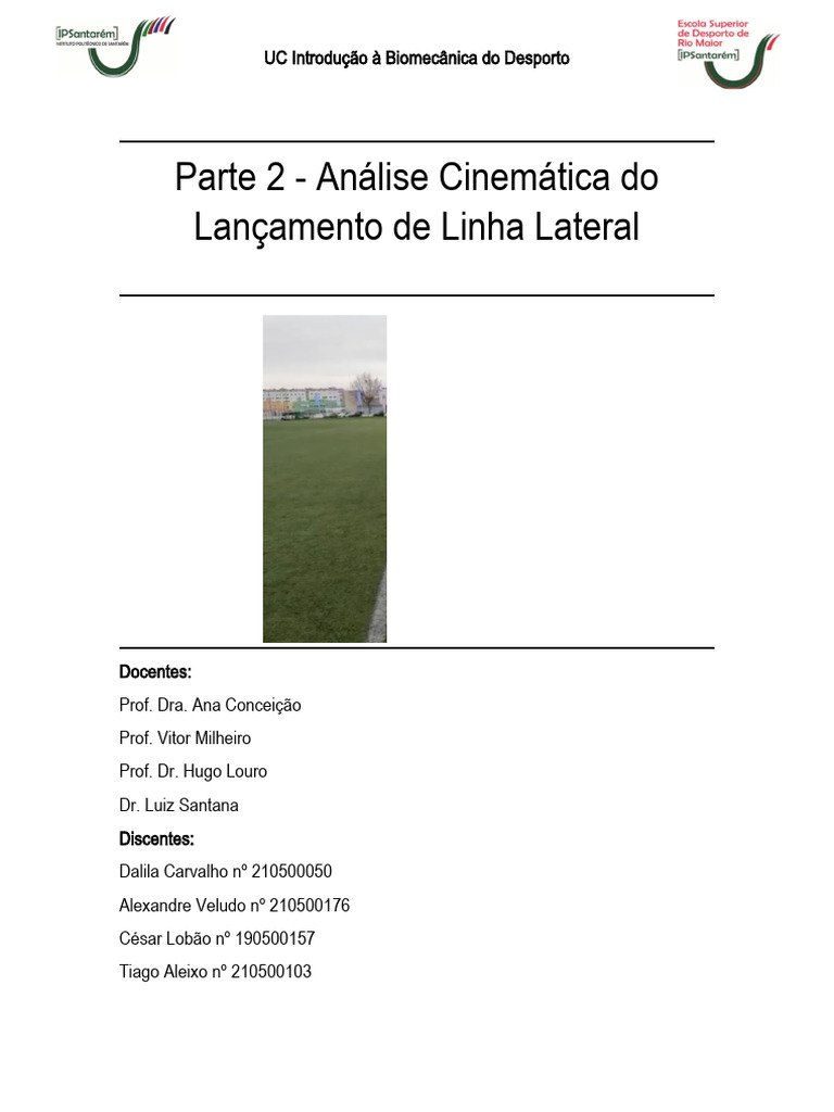 Lançamento Linha Lateral - Parte 2 Final | PDF | Cinemática