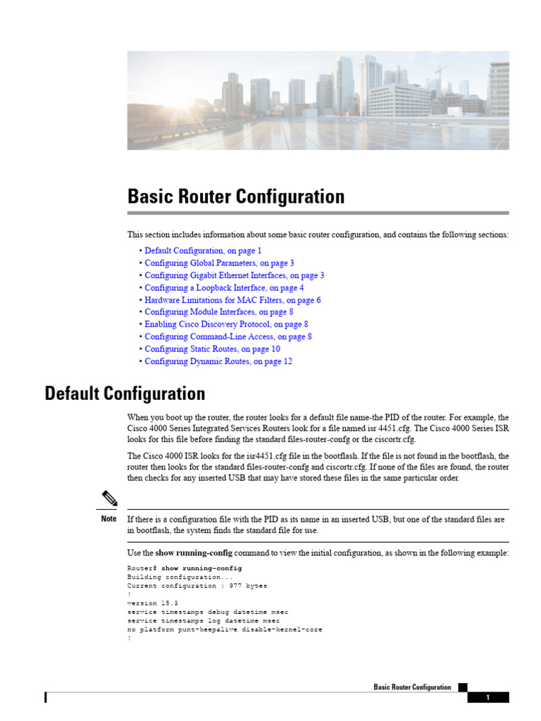 _router_configuration | PDF | Ip Address | I Pv6