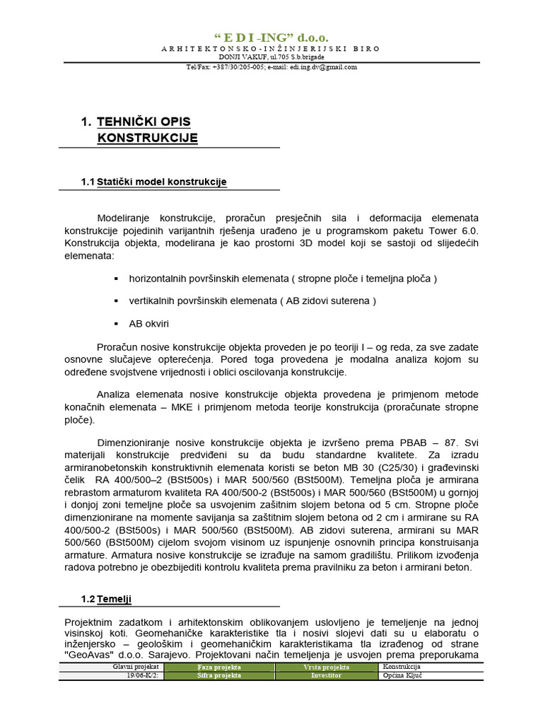 0 Tekstualni Dio | PDF