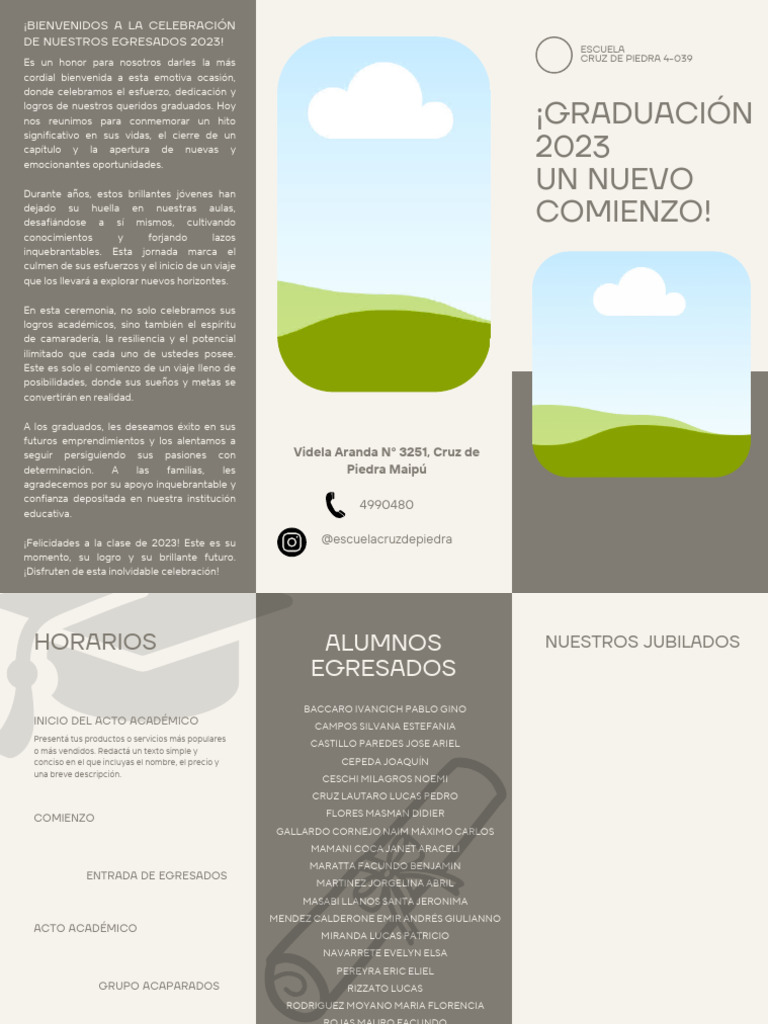 Ejemplo de Triptico | PDF