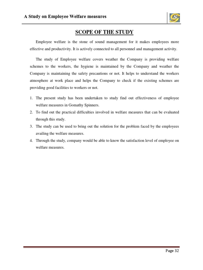7 Scope of The Study | PDF