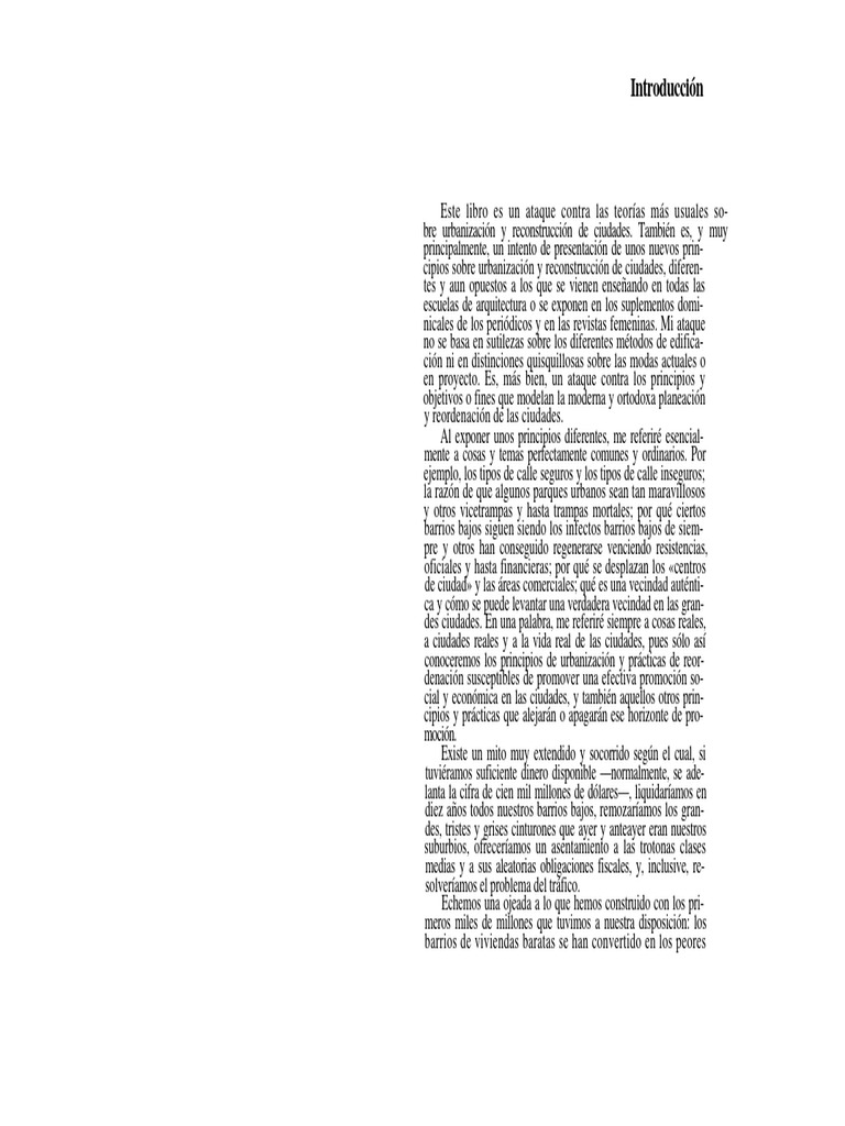 Jane Jacobs | PDF | Bostón