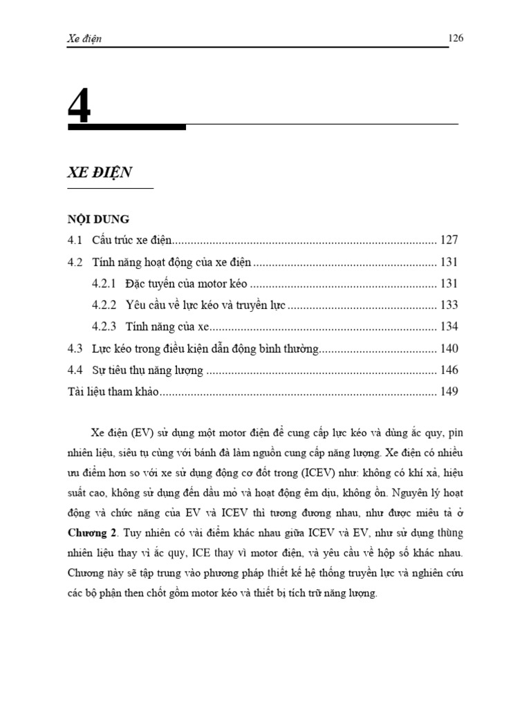 Chapter4-Electric Vehicle | PDF
