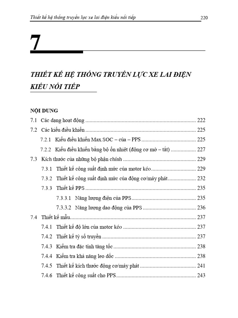 Chapter7 - Series HEV Design | PDF