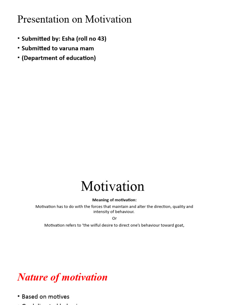 Understanding Motivation in Education | PDF