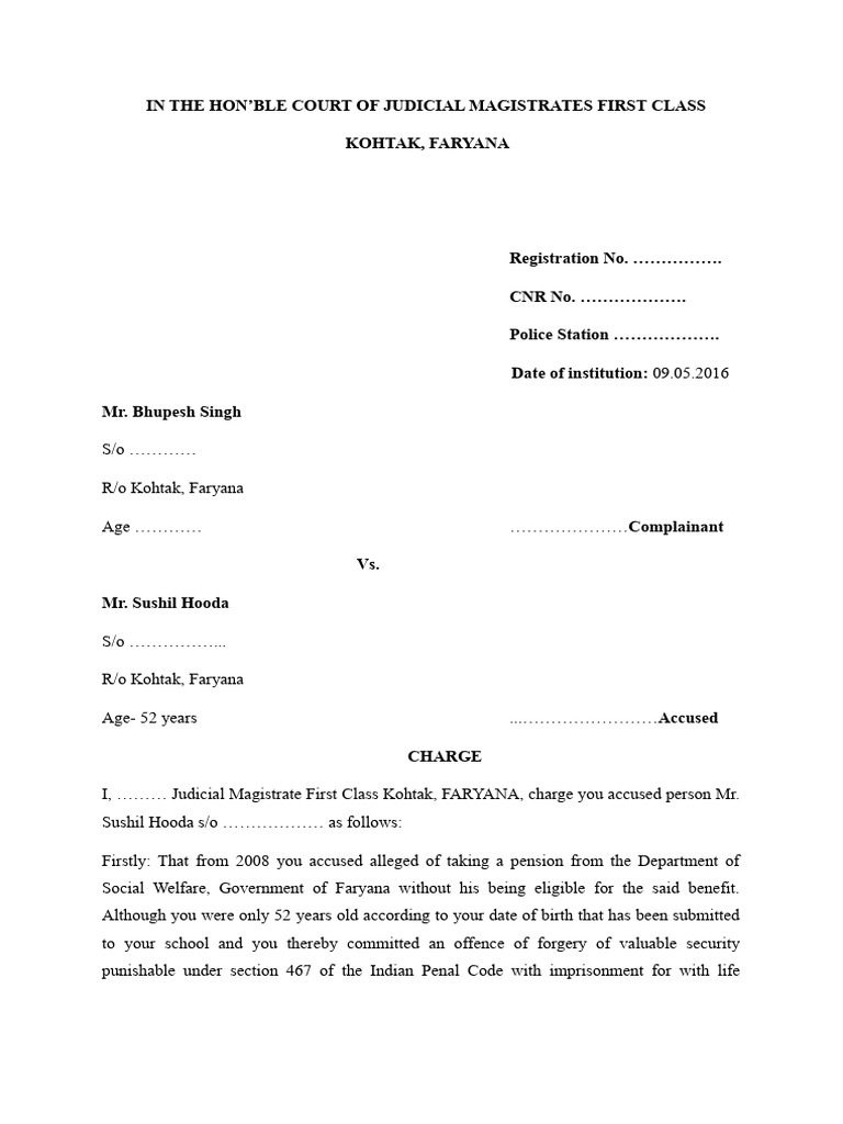 Judgment Writing | PDF | Forgery | Burden Of Proof (Law)