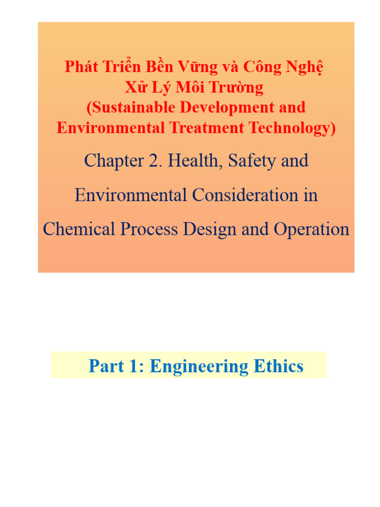 Chapter 2 - Health, Safety and Environmental Consideration in Chemical ...