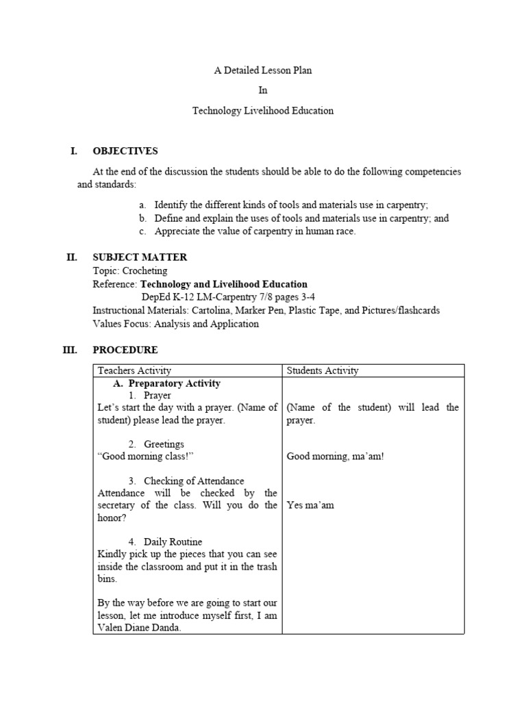 A Detailed Lesson Plan11111111222222 | PDF | Foreign Language Studies