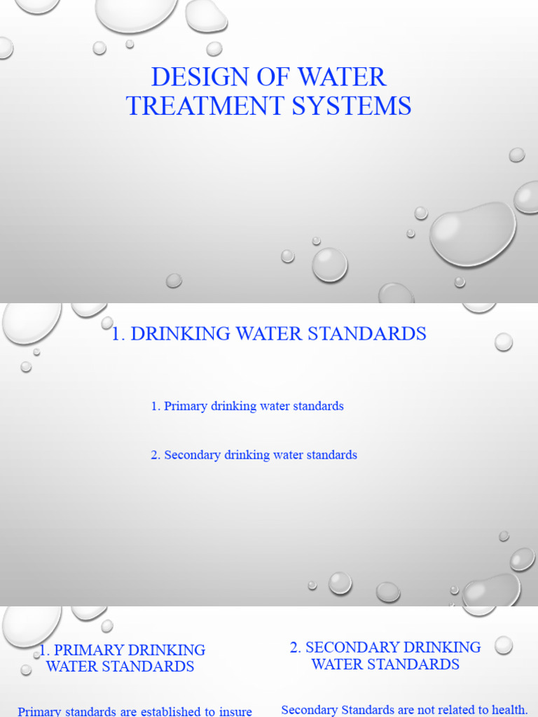 Water Treatment System Design Guide | PDF | Water Purification | Chlorine