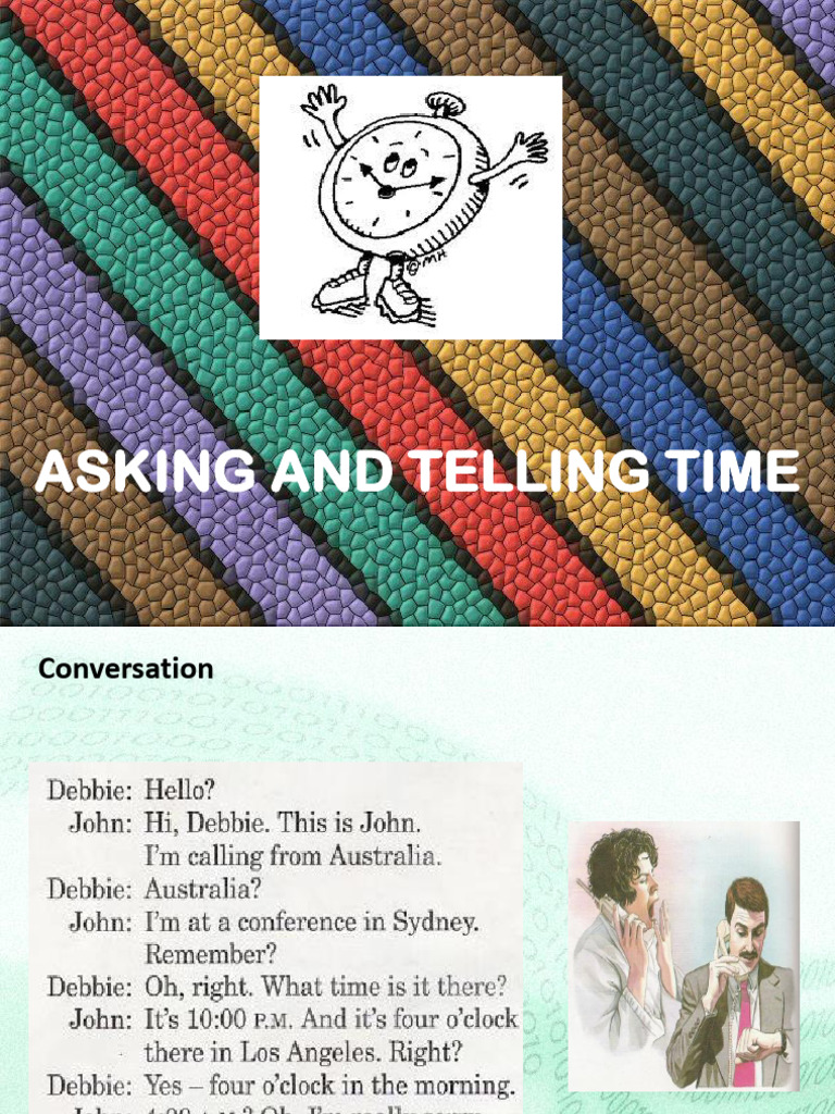 Asking and Telling Time | PDF