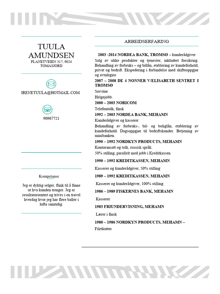 CV, 2021 2 | PDF