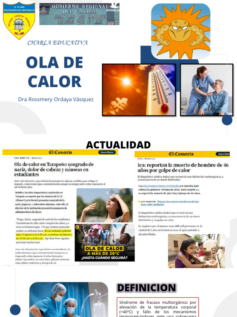 Ola de Calor | PDF | Medicina | Enfermedades y trastornos humanos