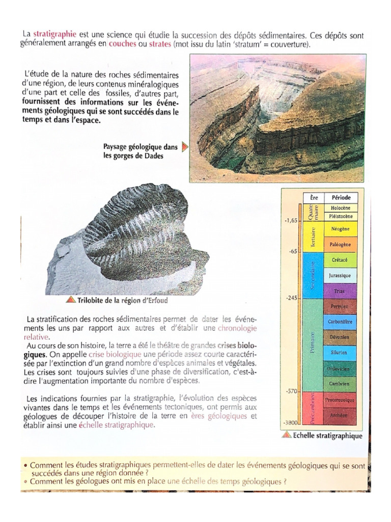 Stratigraphie | PDF