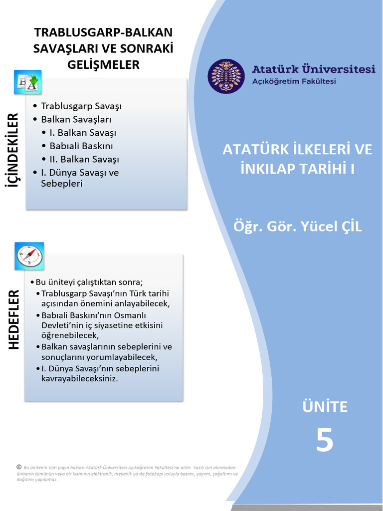 AtatÃ RK Ä°lkeleri Ve Ä°nkÄ Lap Tarihi I-5 | PDF