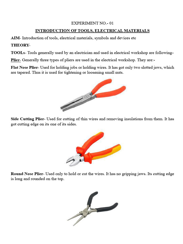Basic Workshop Practice-II | Download Free PDF | Electrical Wiring | Fuse (Electrical)