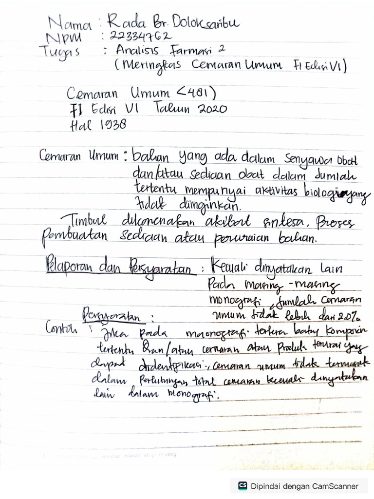 Rada Br. Doloksaribu Anfar 2 Tugas 1 | PDF