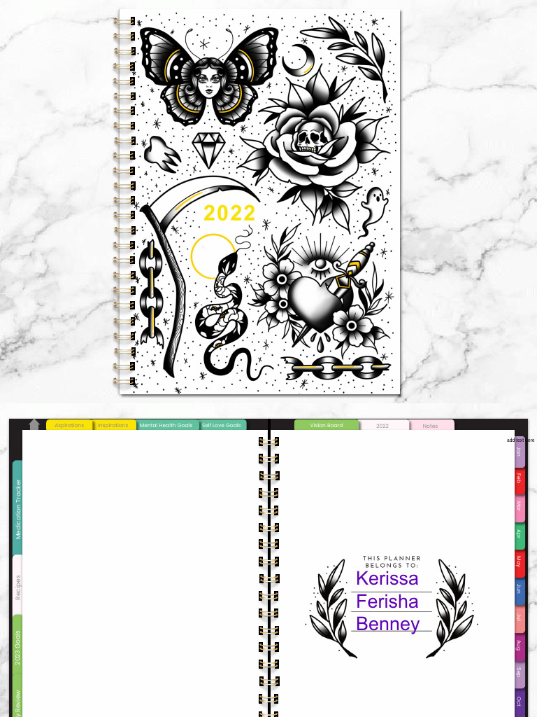 Tattoo Digital Planner | PDF
