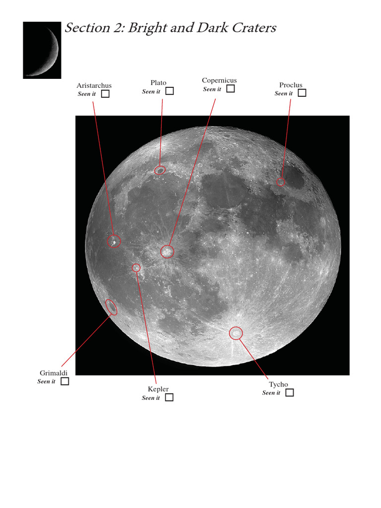 Moore Moon Marathon - Section-2 | PDF | Impact Crater | Moon