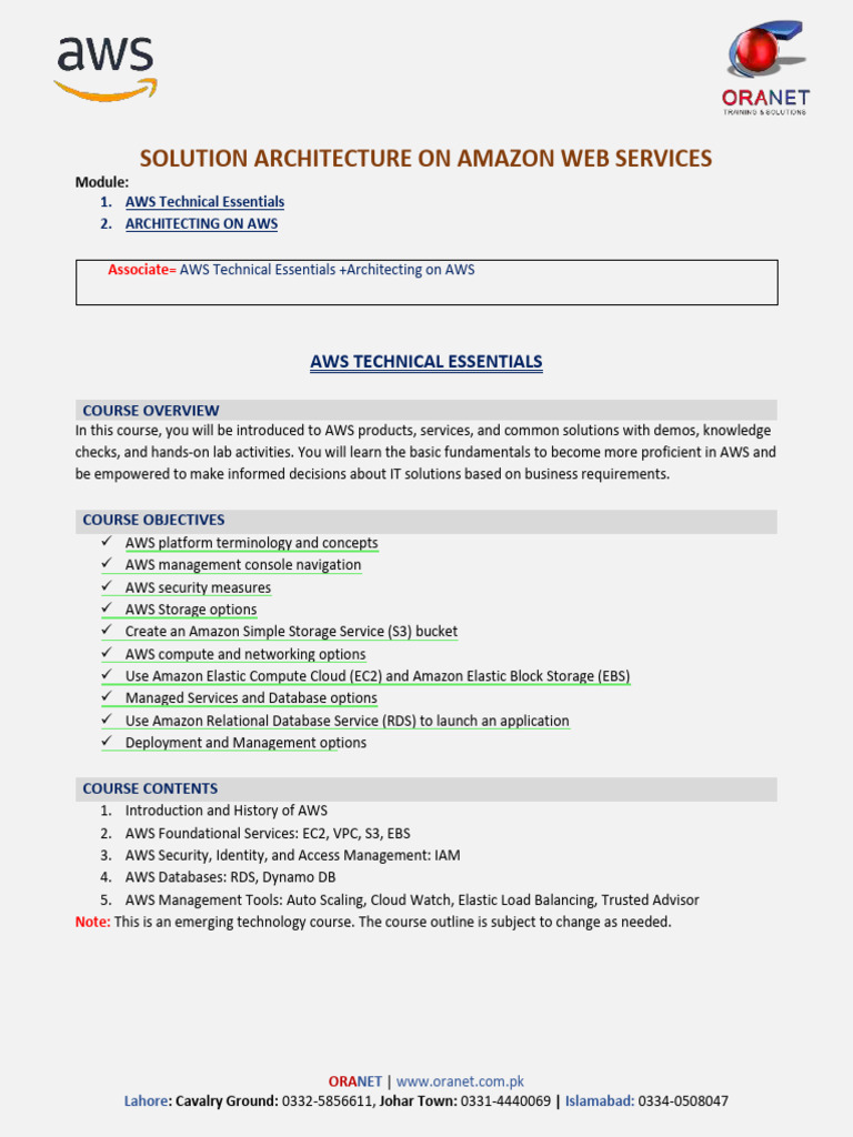 AWS Solution Architects | PDF | Amazon Web Services | Cloud Computing AWS Solution Architects | PDF | Amazon Web Services | Cloud Computing