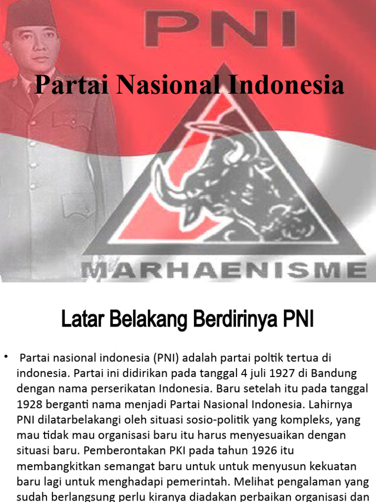 Partai Nasional Indonesia | PDF | Politik
