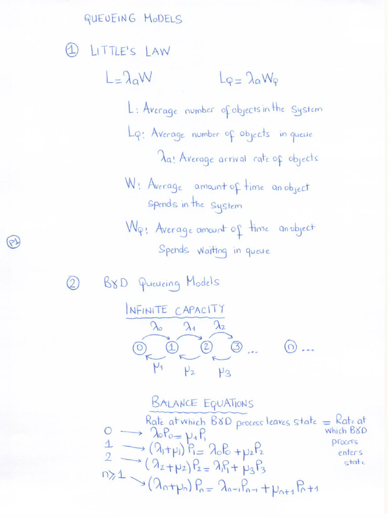 Queueing Models | PDF