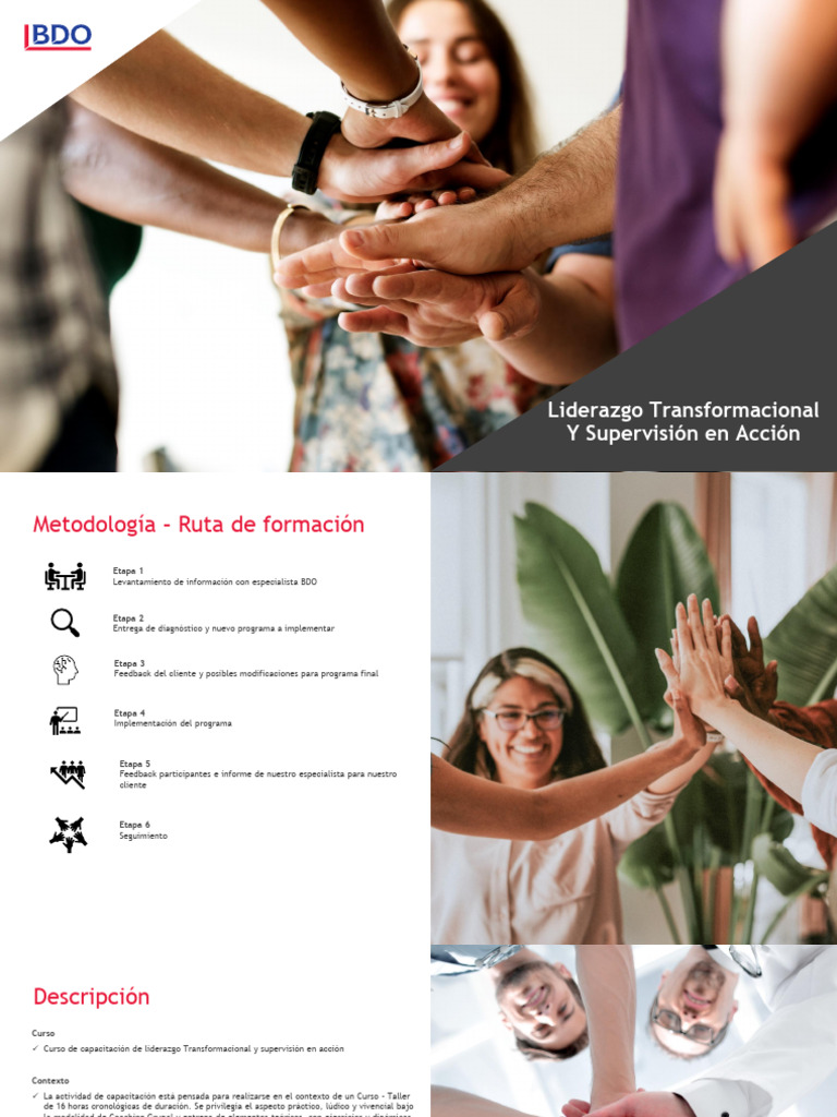 BDO - Liderazgo Transformacional | PDF | Liderazgo | Aprendizaje
