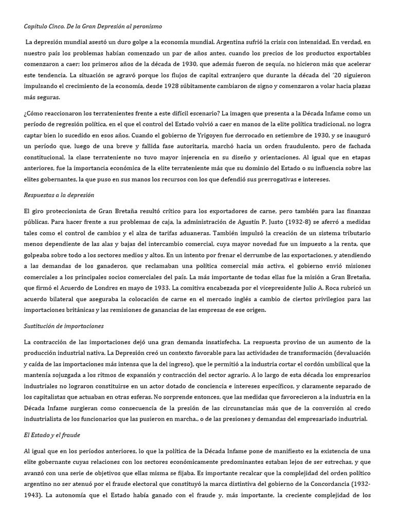 Capítulo Cinco | PDF | Comunismo | Argentina