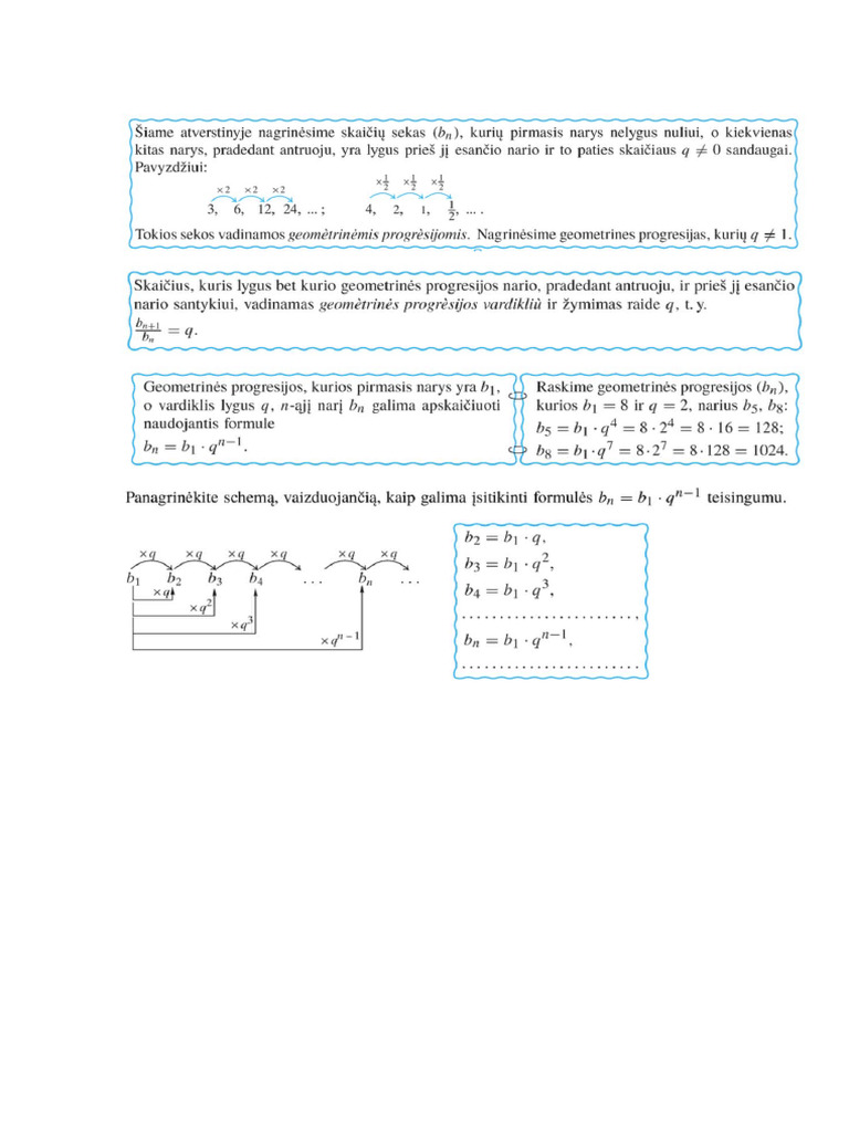 geometrine progresija | PDF