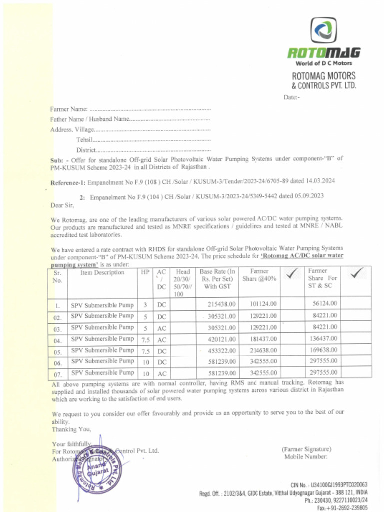 Rotomag Submersible | PDF