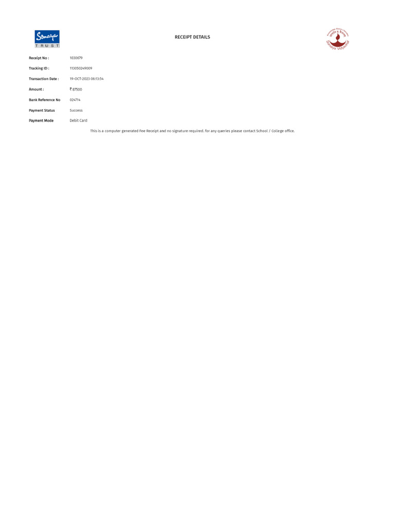 Acknowledgement Pdf