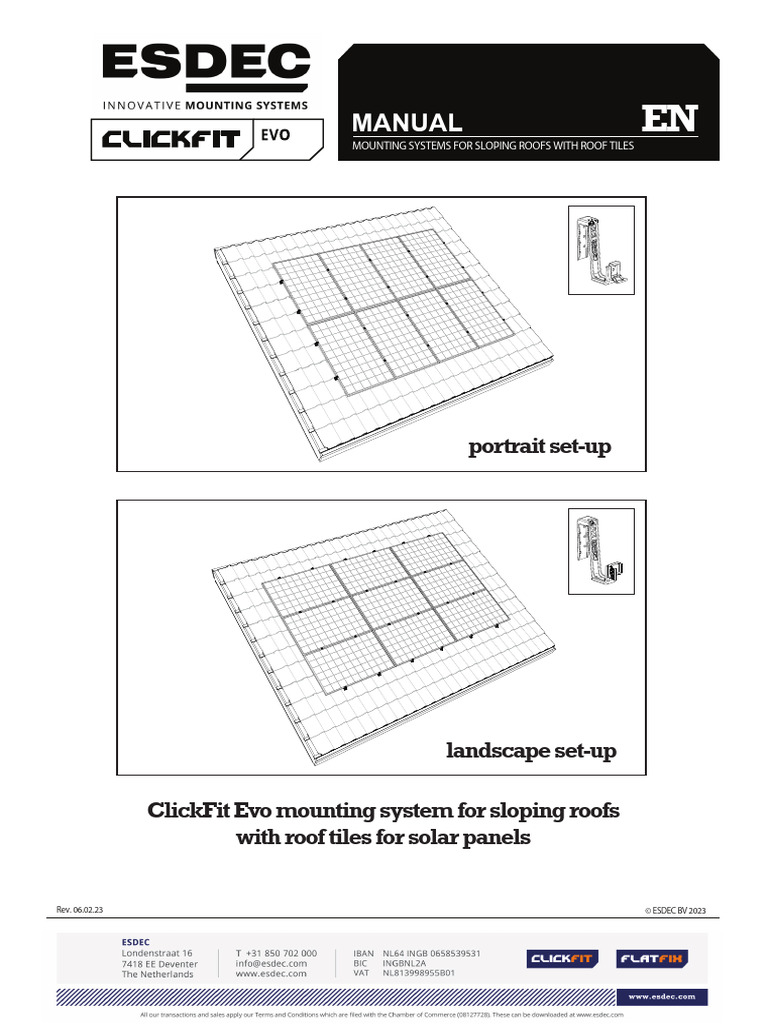 ClickFit EVO Universal Roof Hook | PDF | Roof | Solar Panel