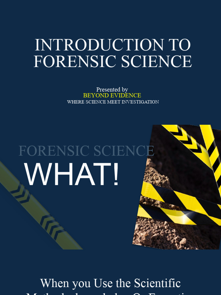 Forensic Science and Crime Scene Analysis | PDF | Forensic Science ...