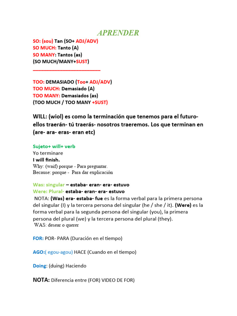 Aprender 15 | PDF | Relaciones sintácticas | Tipología Lingüística