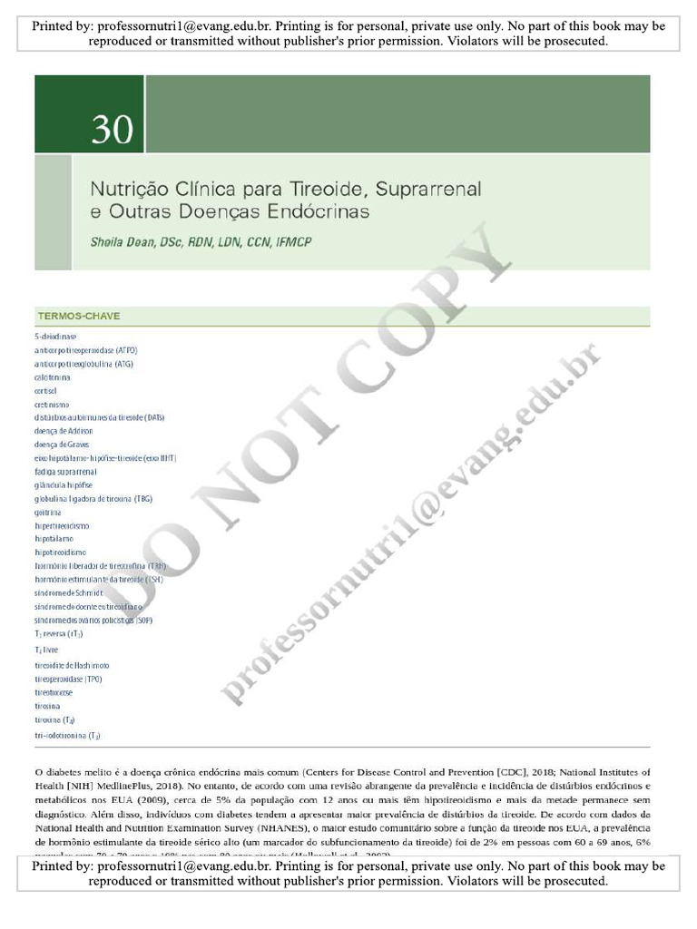 CAP 30 KRAUSE ENDOCRINO | PDF