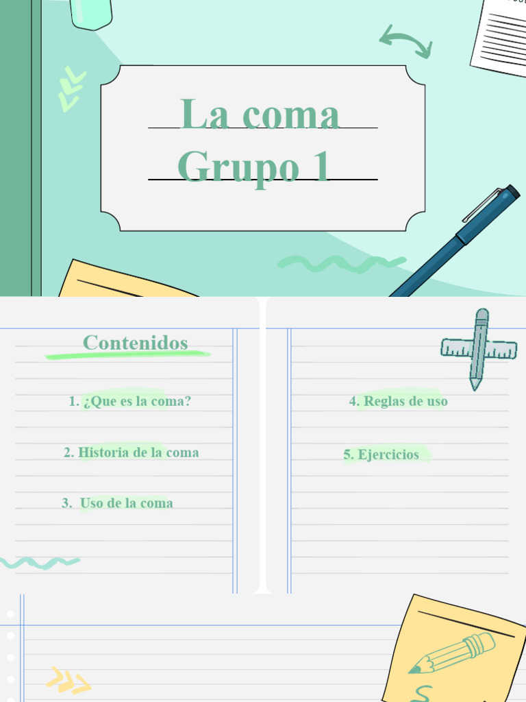 La Coma, Presentacion | PDF | Coma | Grafemas