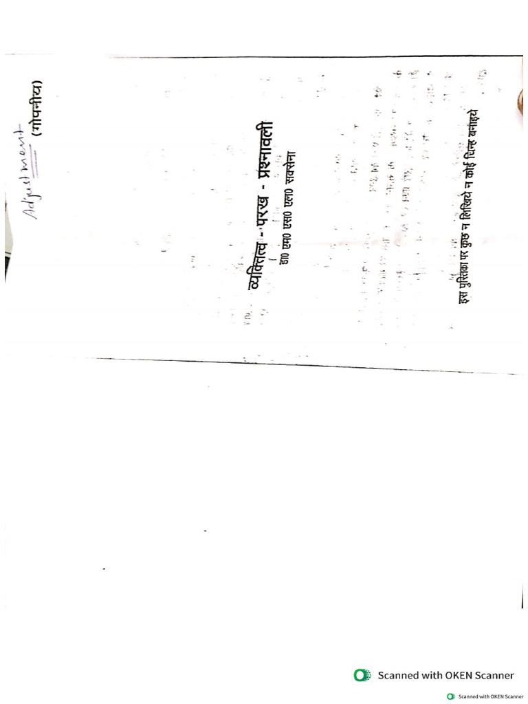 Adjustment Inventory Pdf