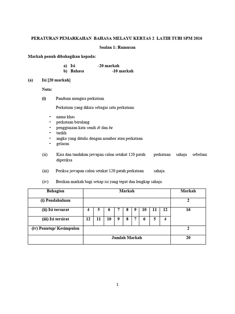 Skema-BM2 Johor | PDF