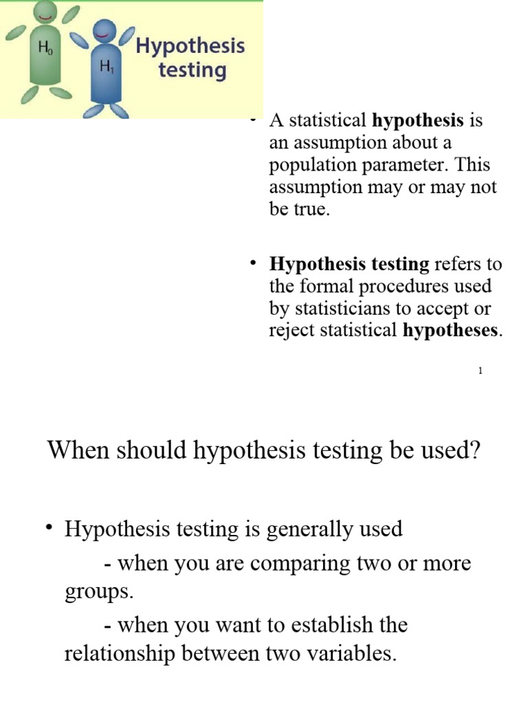 6.hypothesis Testing | PDF