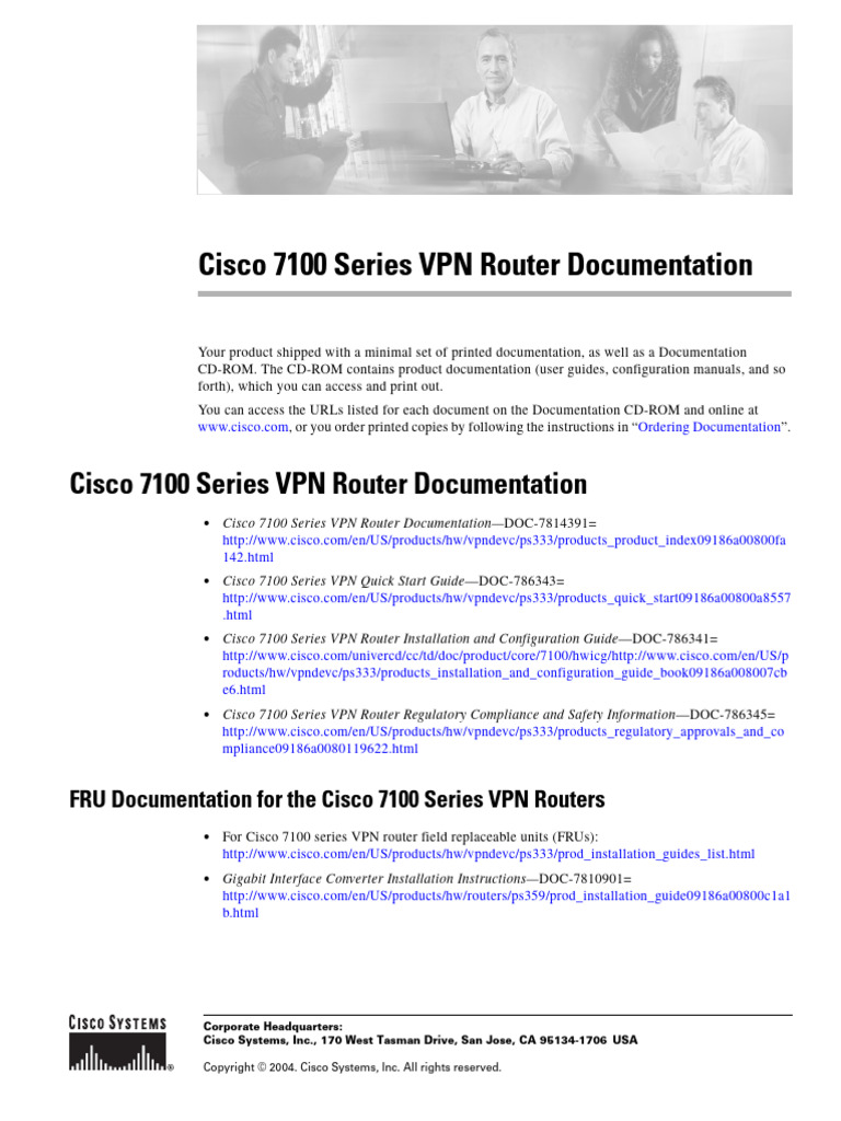 Cisco 7100 Router | PDF | Cisco Certifications | Computer Network