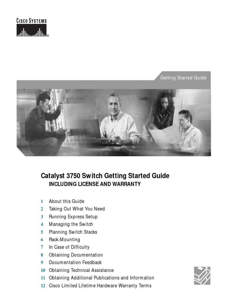 Catalyst 3750 Switch Setup Guide | PDF | Command Line Interface | Ip Address