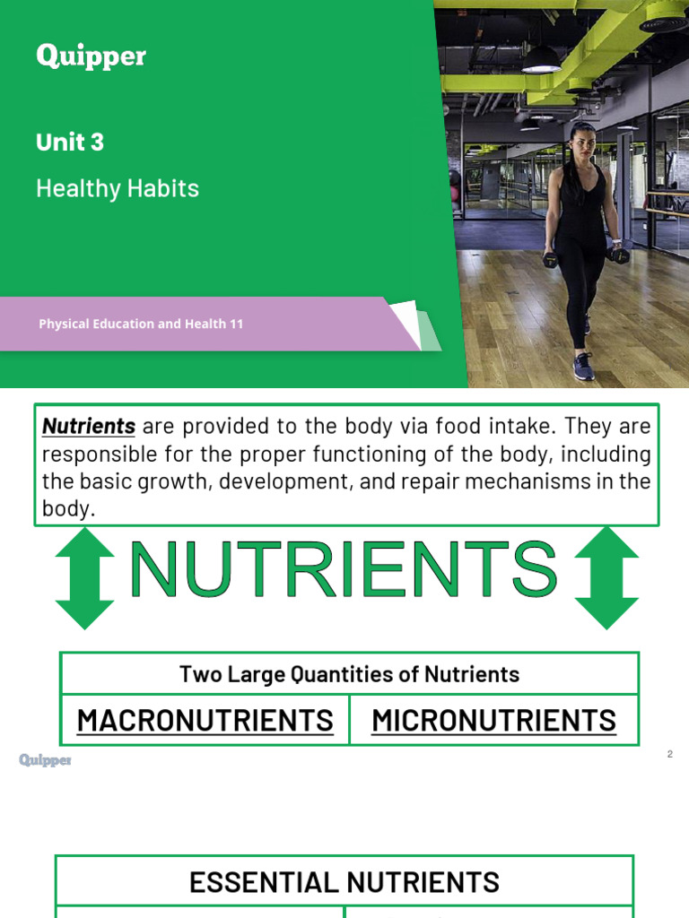 PEH 11 Q1 WK 3 Lesson 304 The Science of Healthy Diets PSs | PDF ...