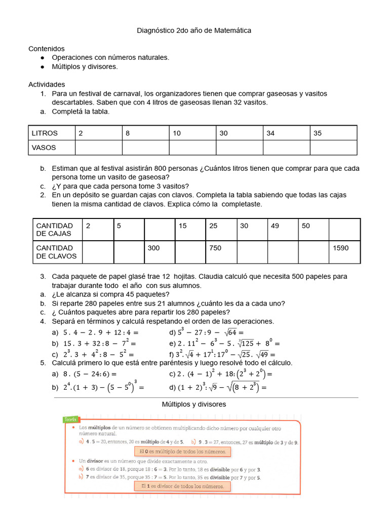Diagn-stico 2-2 | PDF