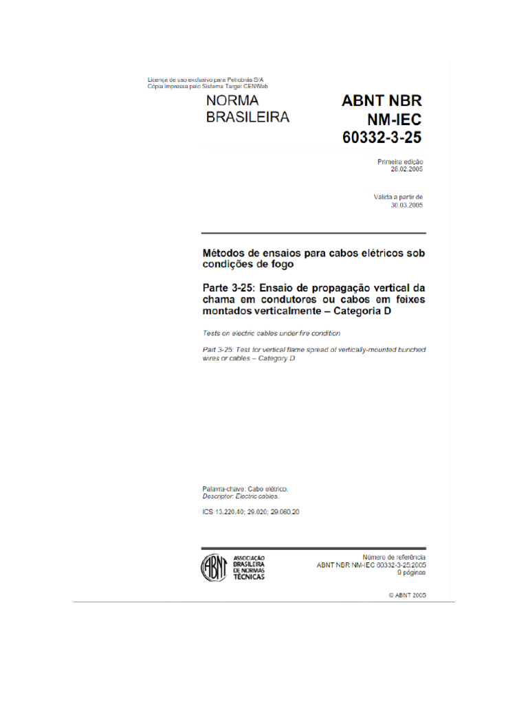 Iec 60332-3-25 | PDF