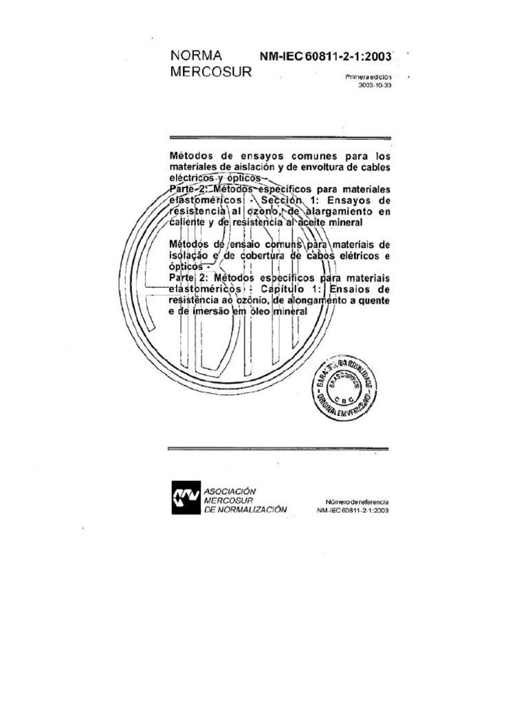 Iec 60811-2-1 | PDF